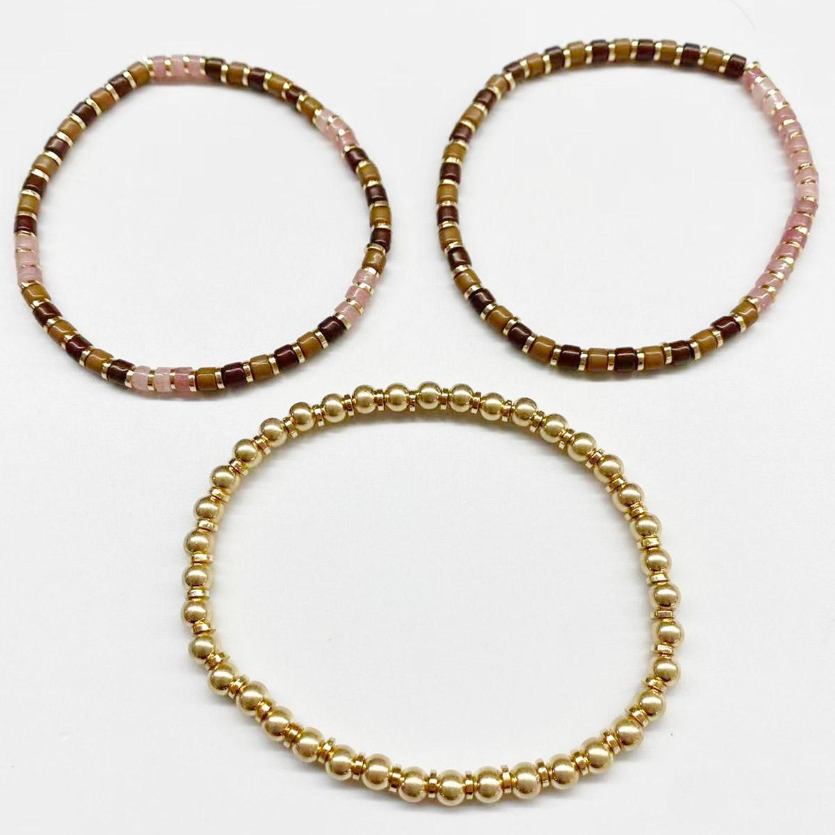 Click here for Ashley Cooper(tm) 3pc. Enamel Stretch Bracelet prices