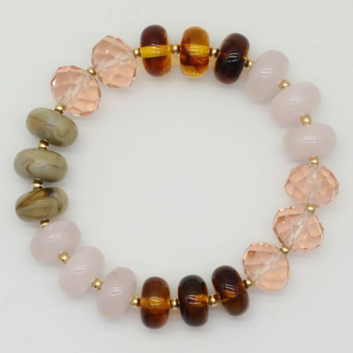Click here for Ashley Cooper(tm) Tonal Brown Stretch Bracelet prices