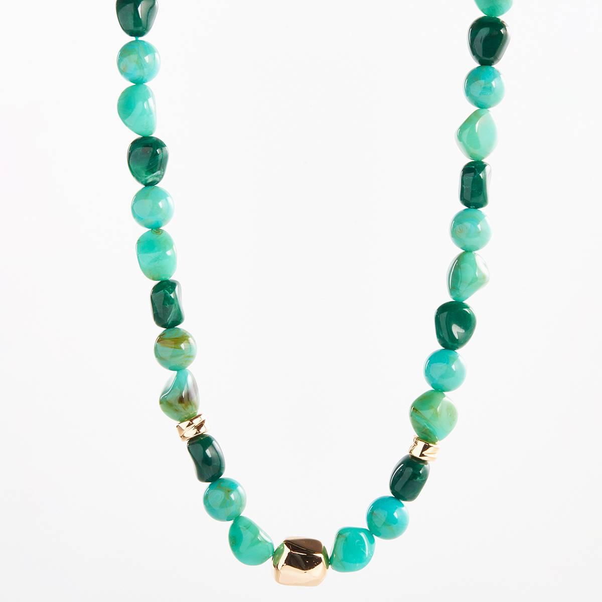 Click here for Ashley Cooper(tm) Gold-Plated Turquoise Resin Nugg... prices