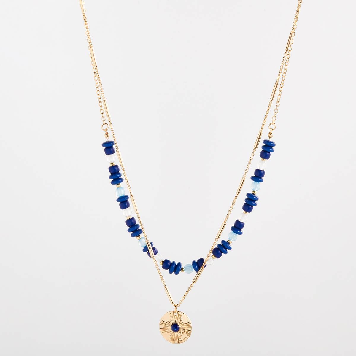 Click here for Ashley Cooper(tm) Nautical Blue Pendant Necklace prices
