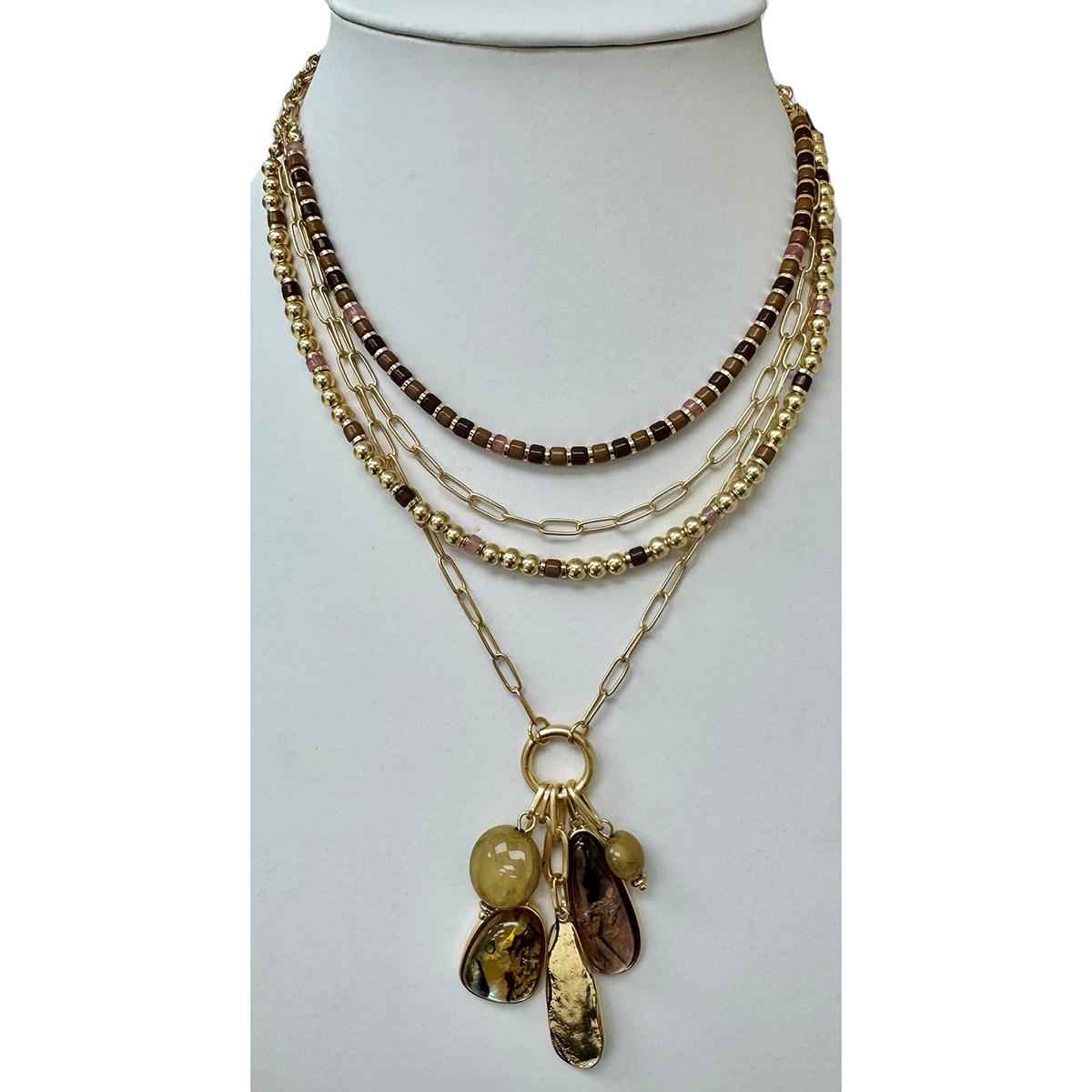 Click here for Ashley Cooper(tm) Beaded Statement Necklace with C... prices