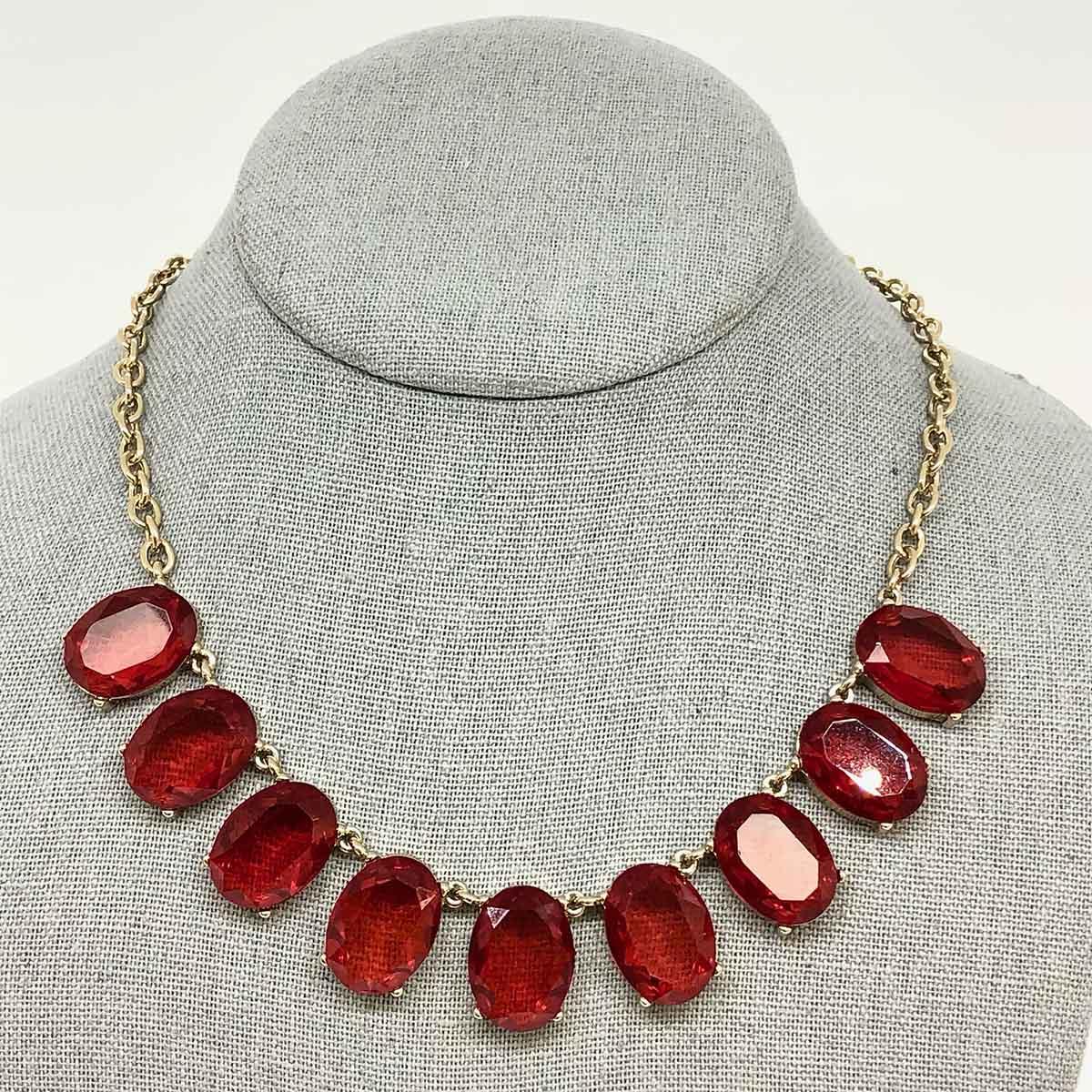 Click here for Ashley Cooper(tm) Red Gemstone Princess Necklace prices