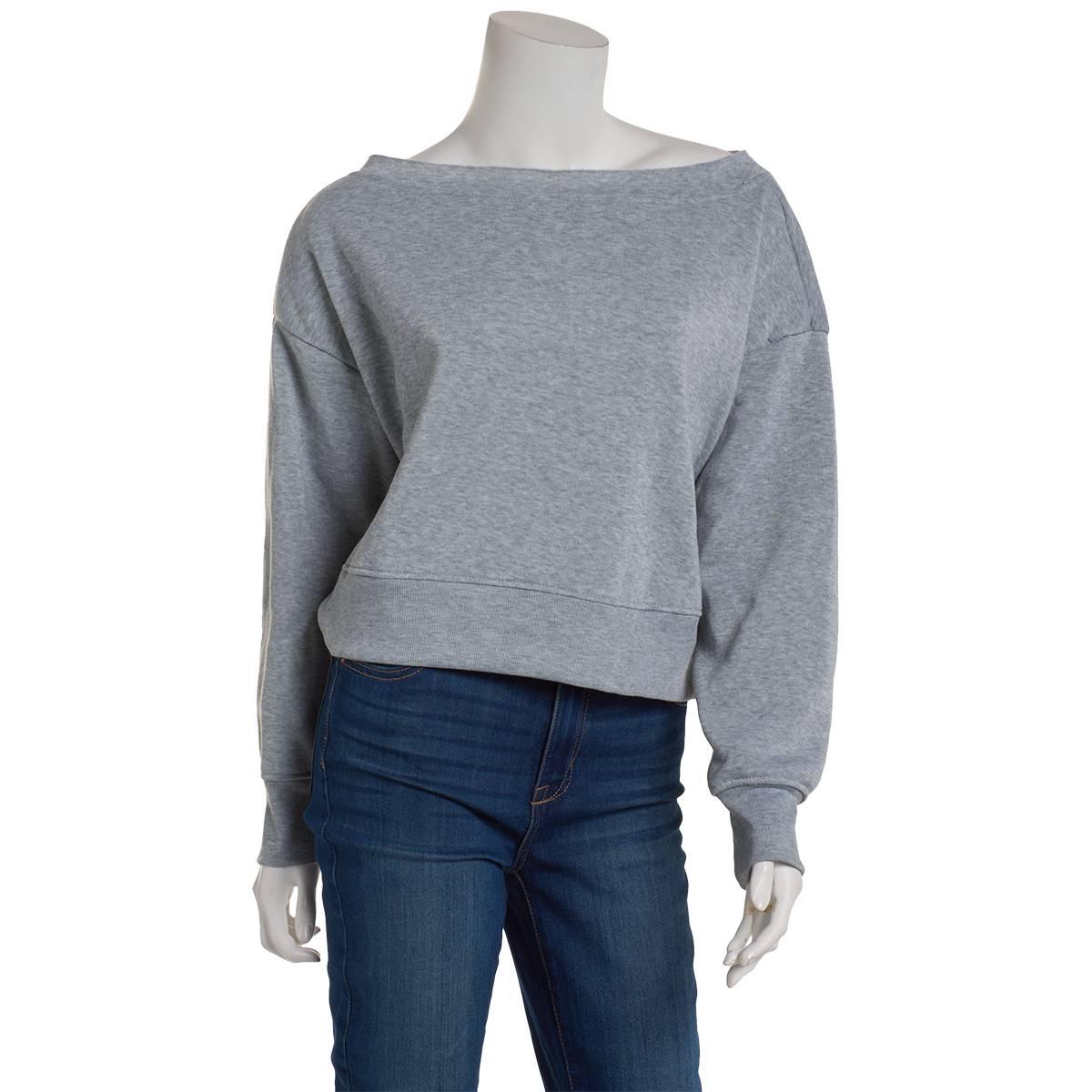 Click here for Juniors Jolie & Joy Long Sleeve Boat Neck Sweatshi... prices