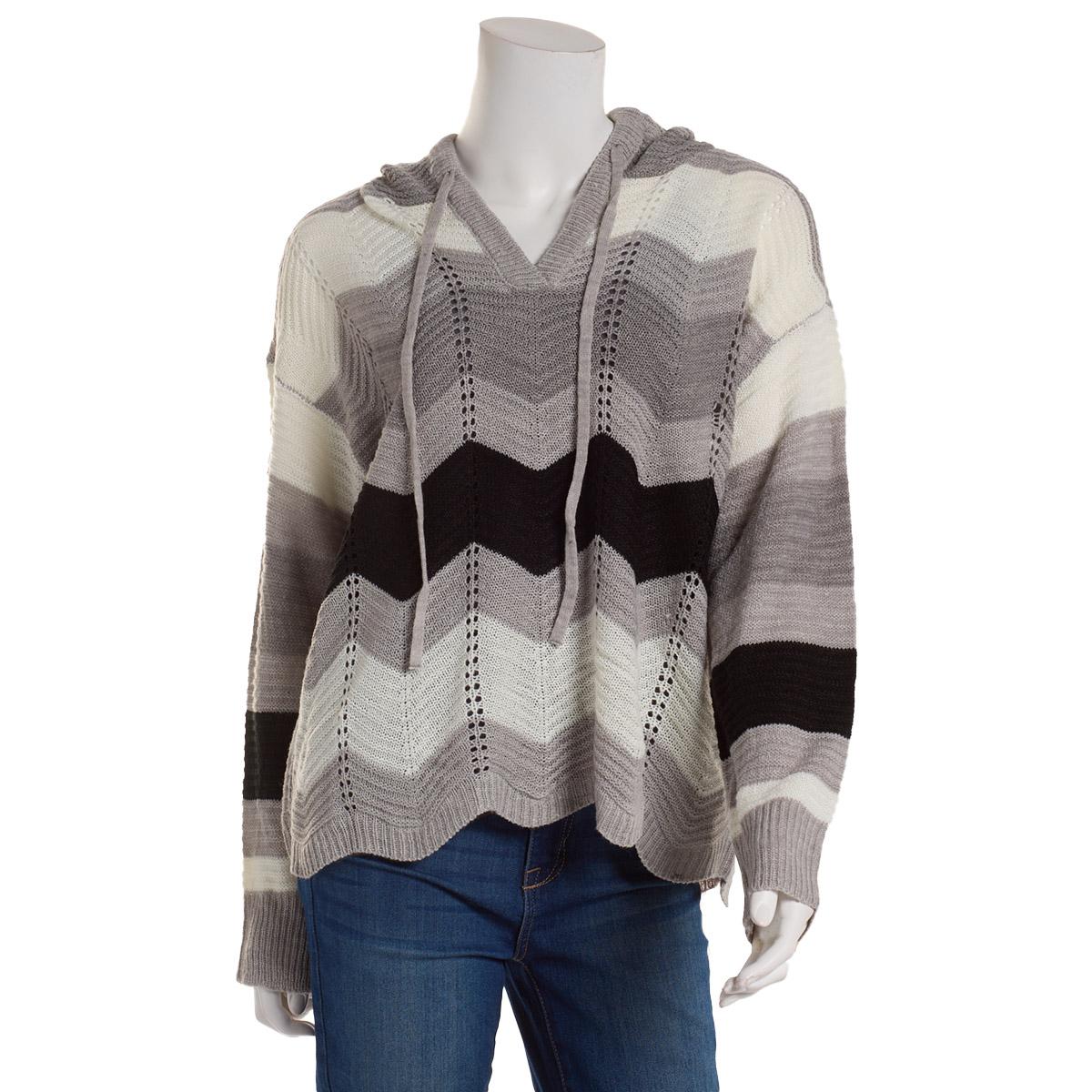 Click here for Juniors Plus FCT with Love Chevron Pointelle Sweat... prices