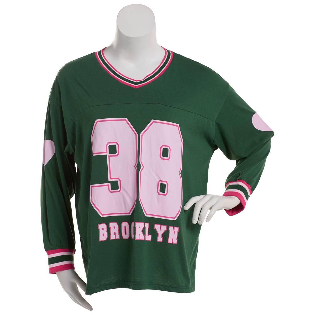 Click here for Juniors Plus Jolie & Joy Oversized 38 Sport Jersey... prices