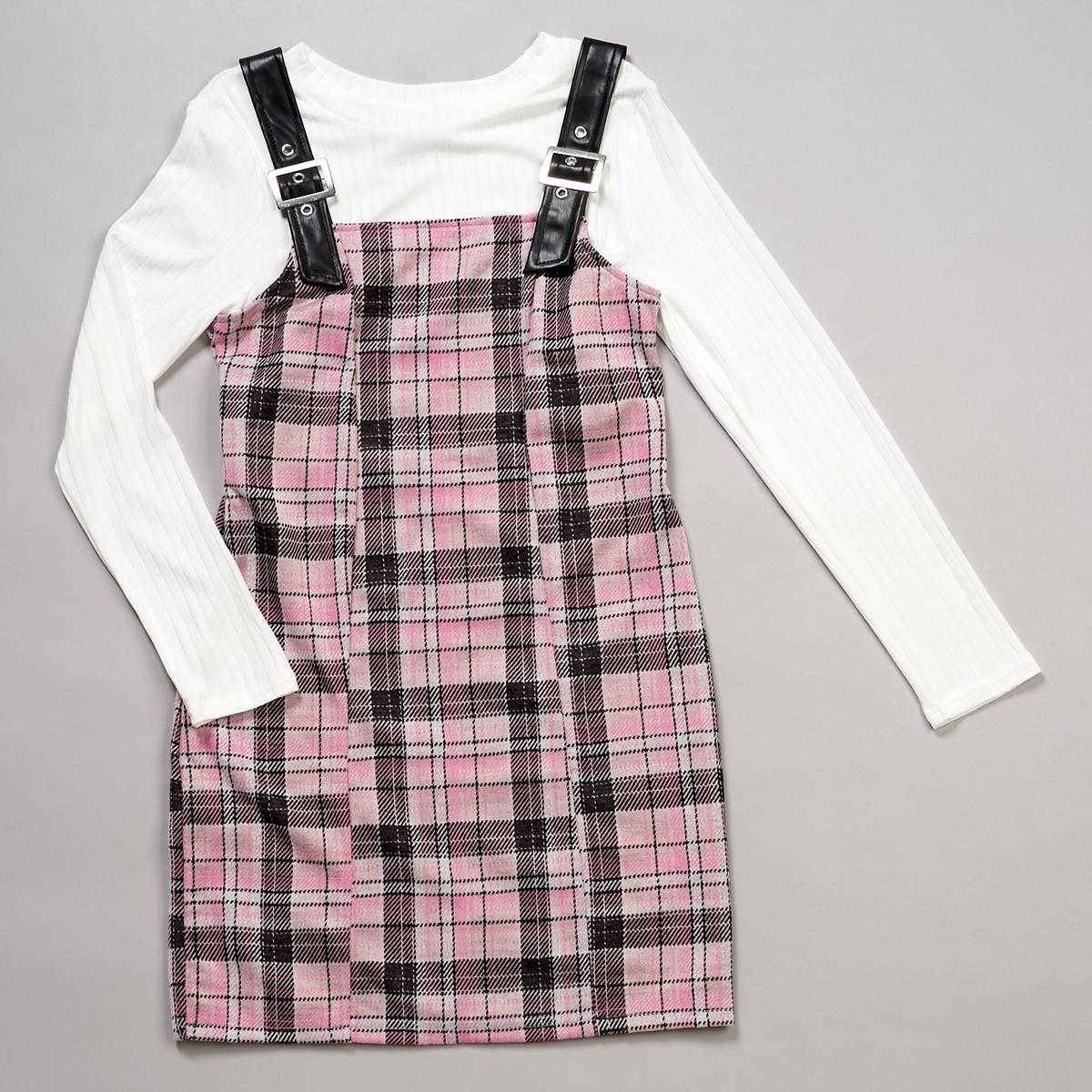 Click here for Girls (7-16) Jolie & Joy Plaid Jumper & Solid Tee... prices