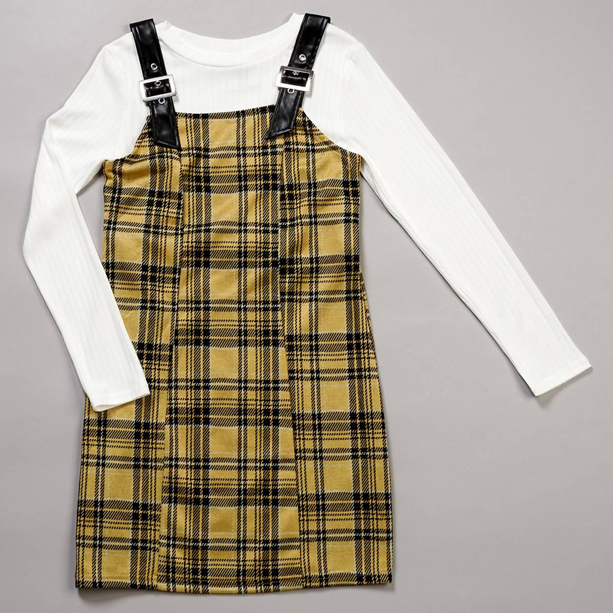 Click here for Girls (7-16) Jolie & Joy Plaid Jumper & Solid Tee... prices