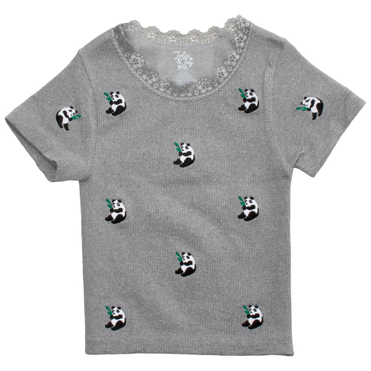 Click here for Girls (7-16) Jolie & Joy Lace Trim Panda Tee prices
