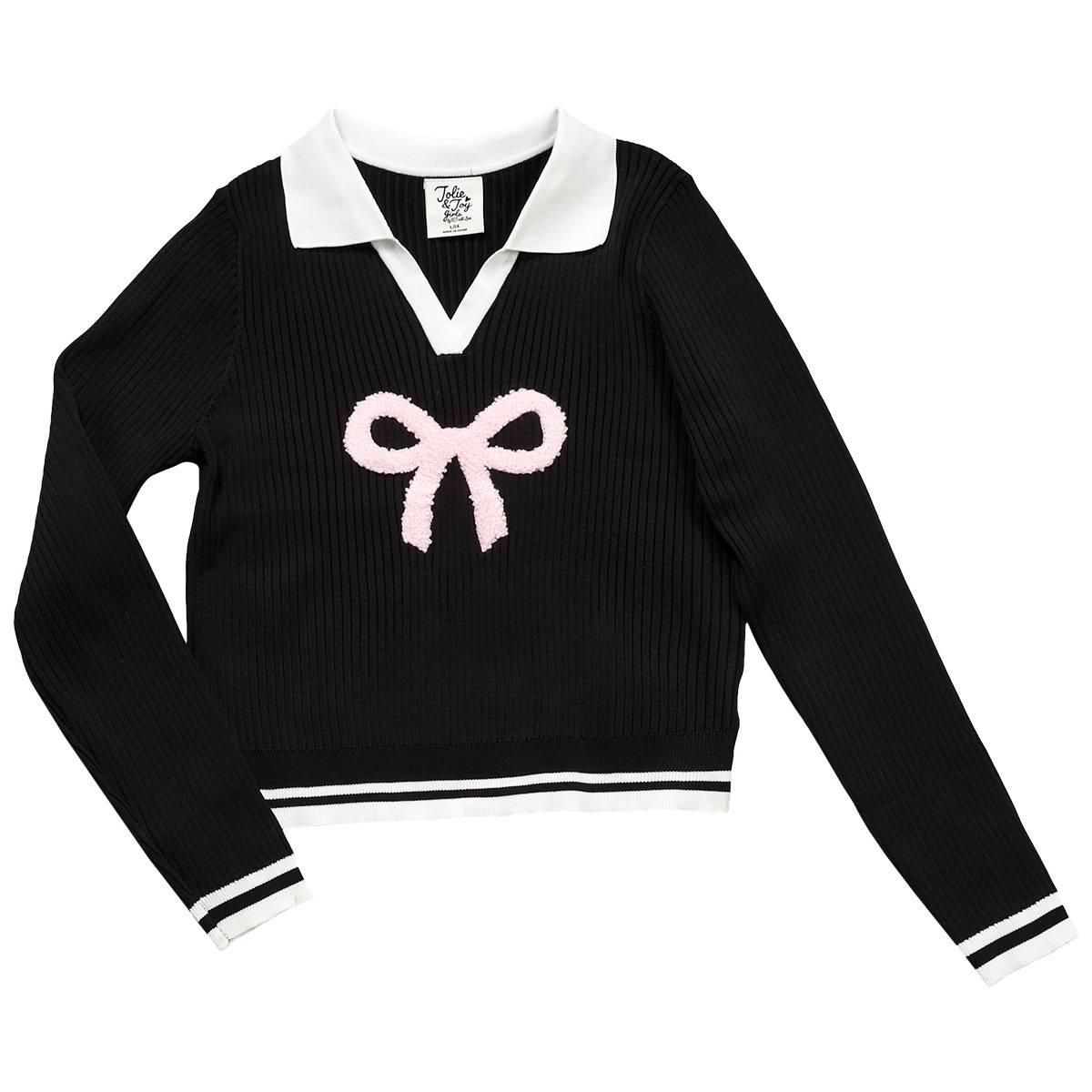 Click here for Girls (7-16) Jolie & Joy Solid Chenille Bow Collar... prices