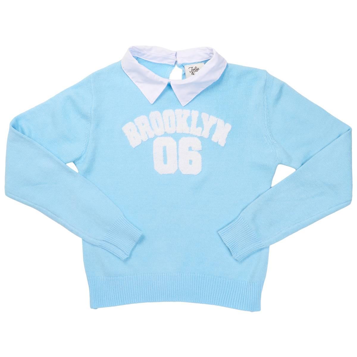 Click here for Girls (7-16) Jolie & Joy Brooklyn Collared Sweater prices