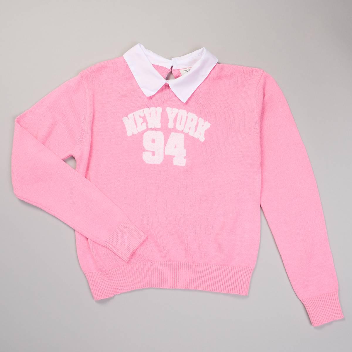 Click here for Girls (7-16) Jolie & Joy New York Sweater with Col... prices