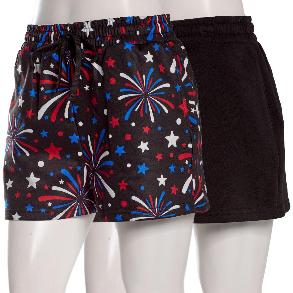 Click here for Juniors Jolie & Joy 2pk. Americana Fleece Shorts -... prices