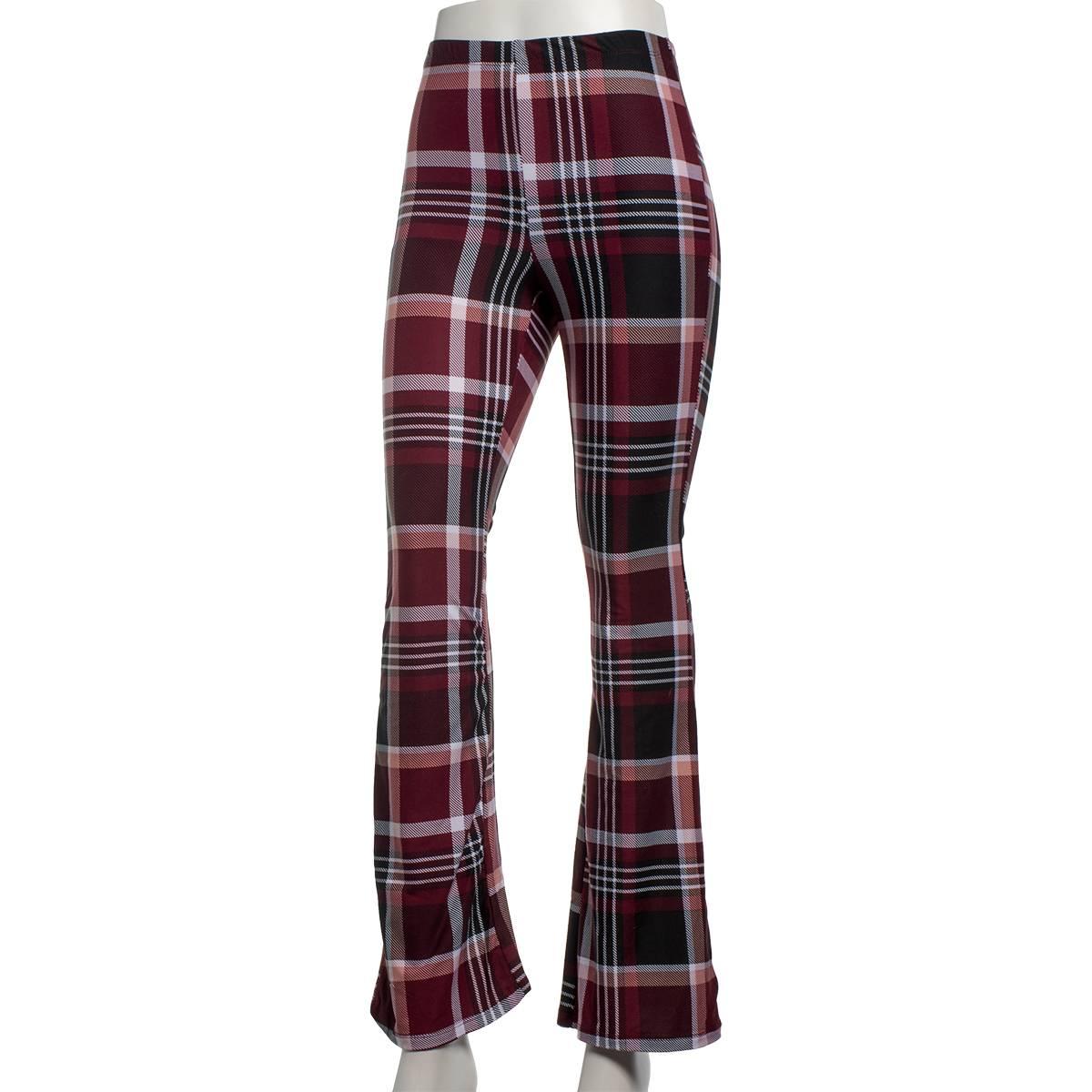 Click here for Juniors Jolie & Joy Kora Plaid Yummy Flare Legging... prices