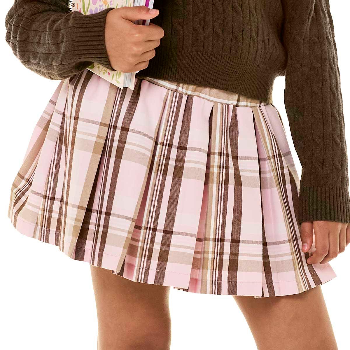 Click here for Girls (7-16) Jolie & Joy Pleated Plaid Skort prices