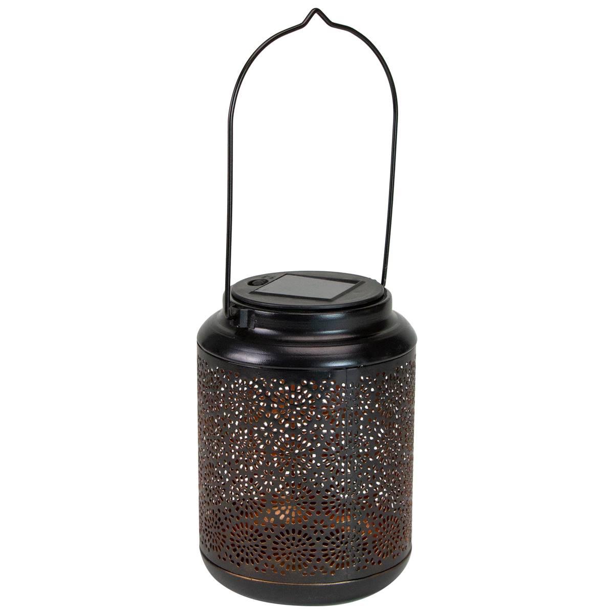 Click here for Northlight Seasonal 7in. Floral LED Solar Lantern prices