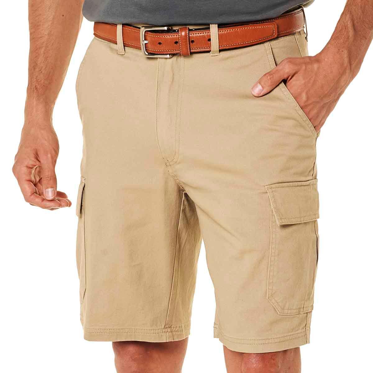 Click here for Mens Mountain Ridge Flex Waist Cargo Shorts prices