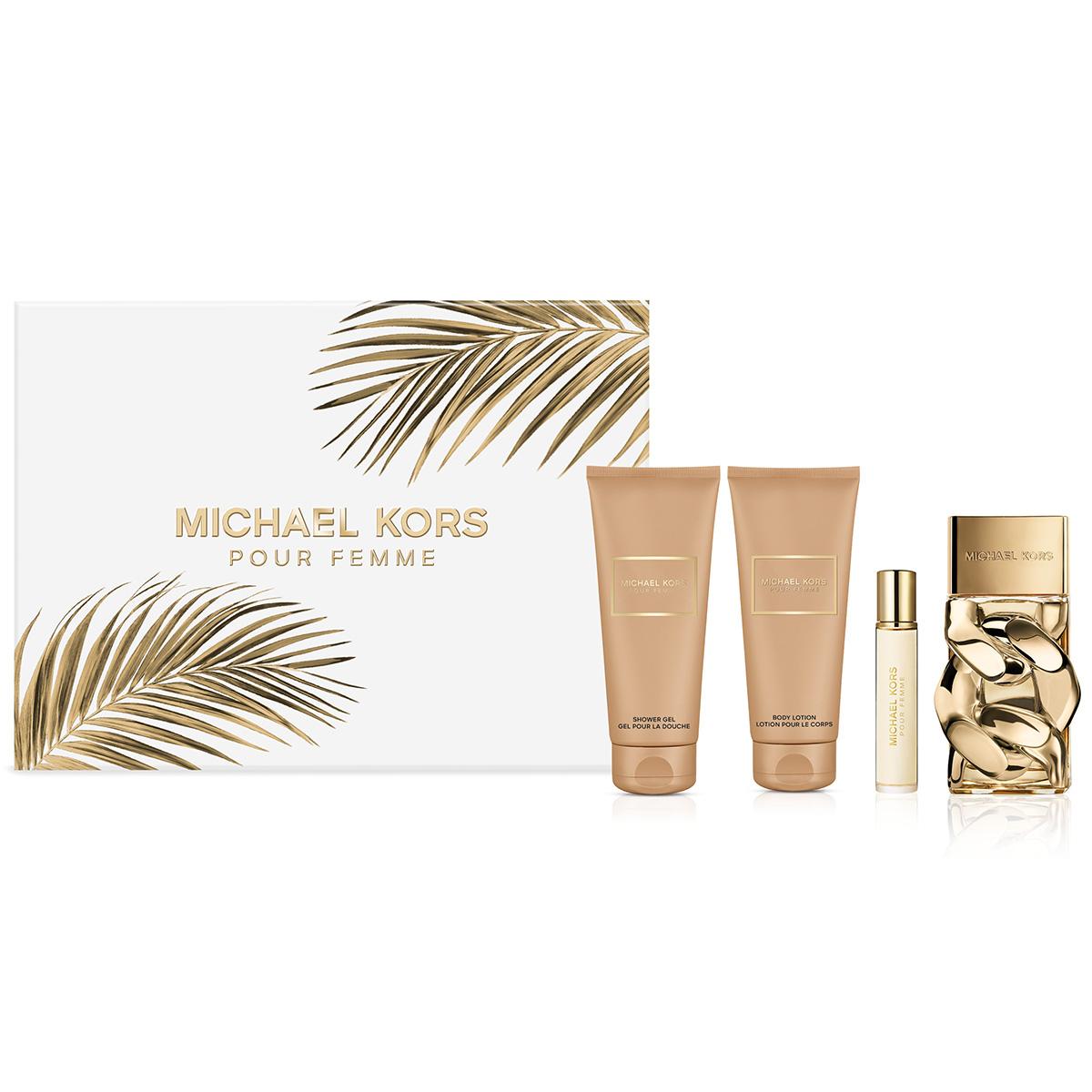 Click here for Michael Kors Pour Femme 4pc. Fragrance Gift Set -... prices