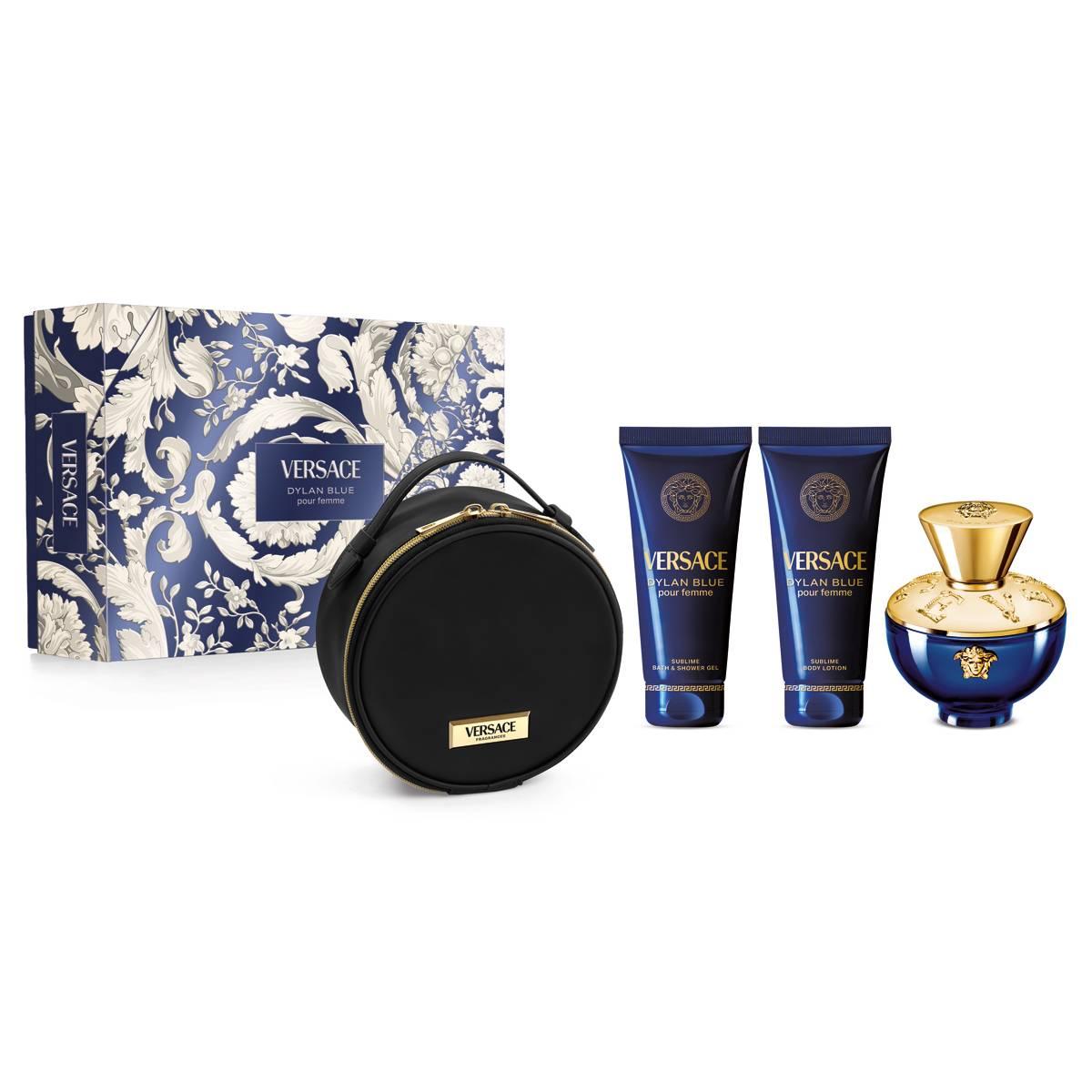 Click here for Versace Dylan Blue Pour Femme 4pc. Gift Set prices