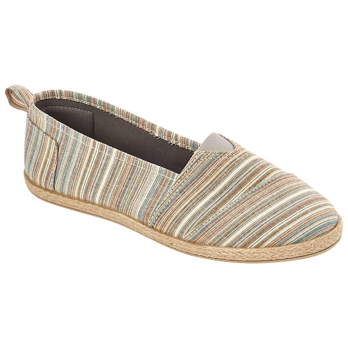 Click here for Womens Take A Walk Striped Epadrilles Flats prices