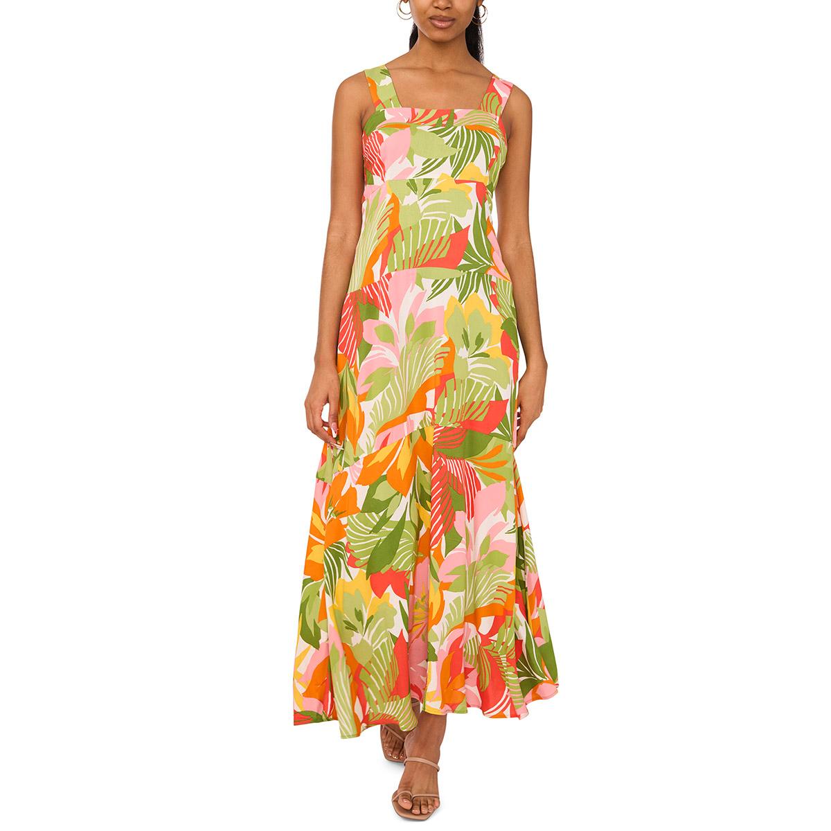 Click here for Womens MSK Sleeveless Leaf Challis Smock Back Empi... prices