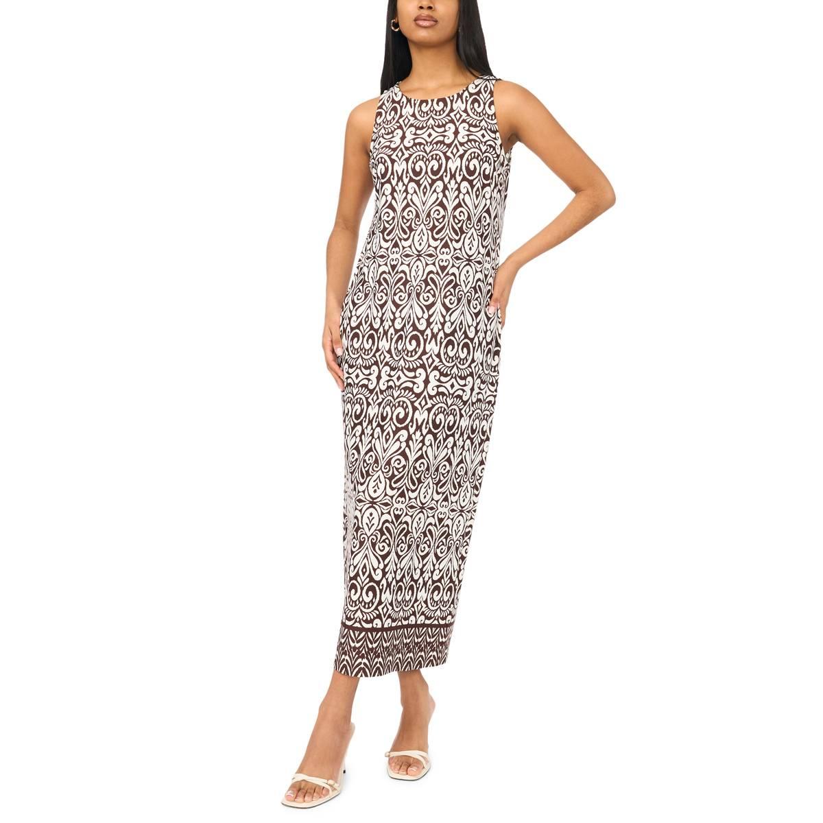 Click here for Womens MSK Sleeveless Scroll Maxi Dress prices