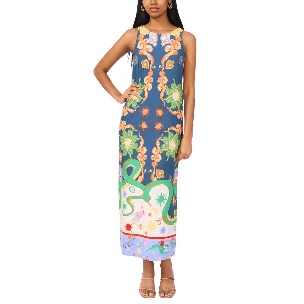 Click here for Womens MSK Sleeveless Celestial Keyhole Back Midi... prices