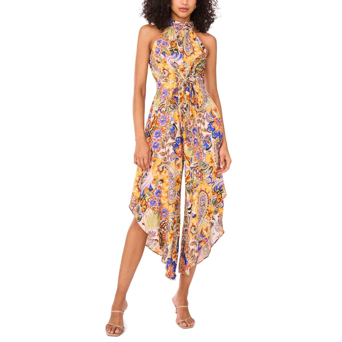 Click here for Womens MSK Sleeveless Floral Paisley Halter Neck J... prices