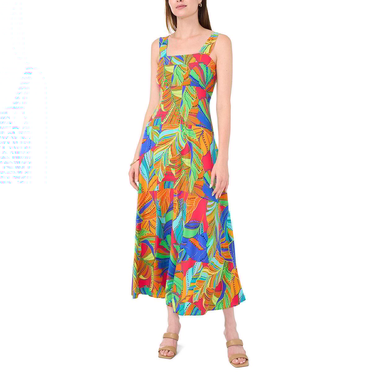 Click here for Womens MSK Sleeveless Tropical Challis Smock Back... prices