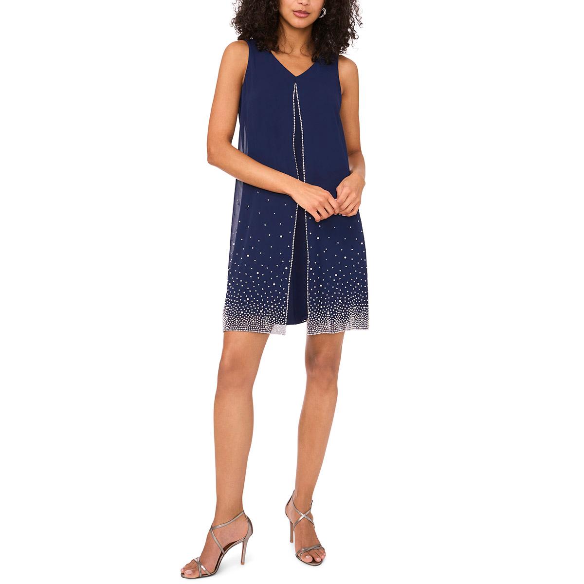 Click here for Womens MSK Sleeveless Faraj Beading Embellishment... prices
