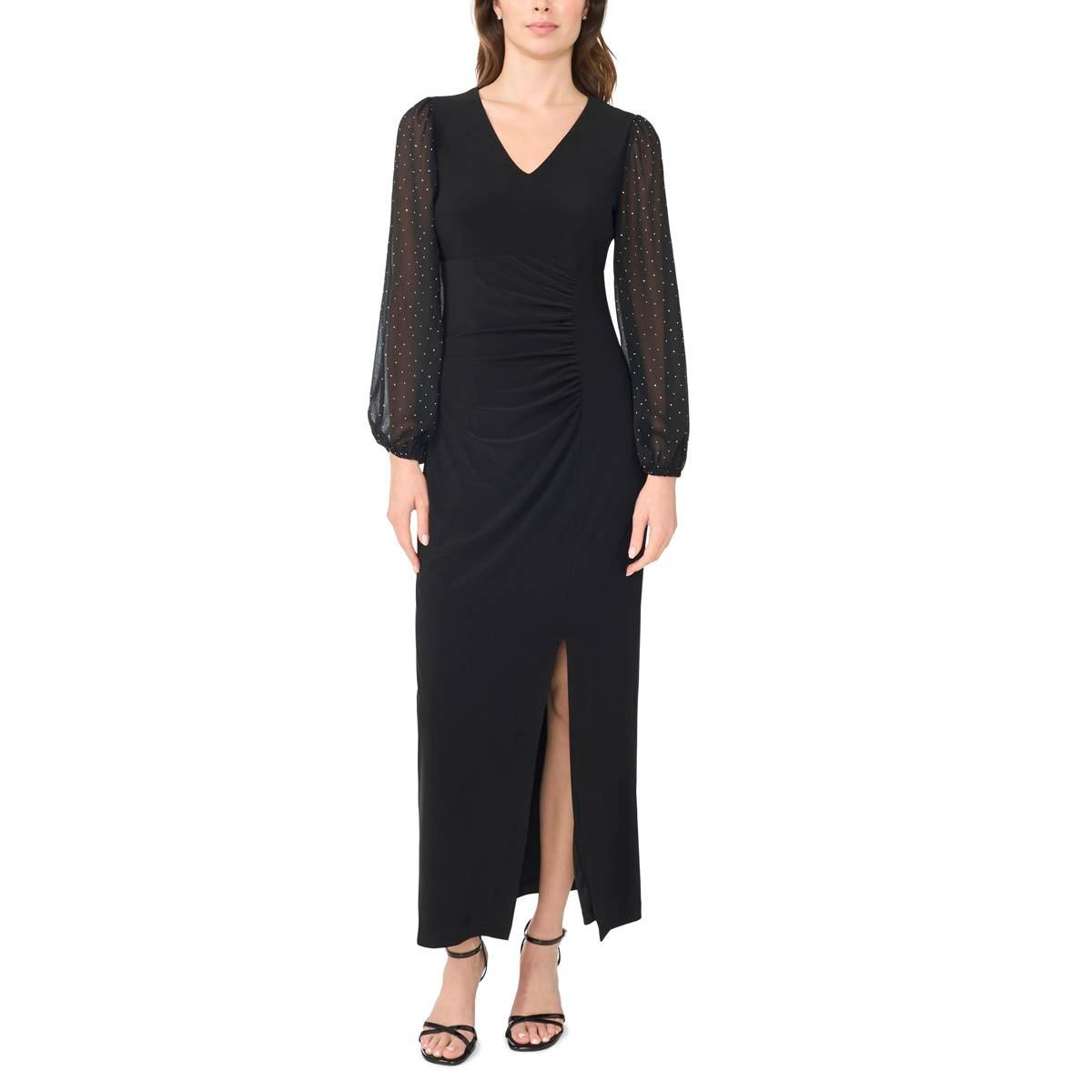 Click here for Womens MSK Long Sleeve Side Ruch Evening Gown prices