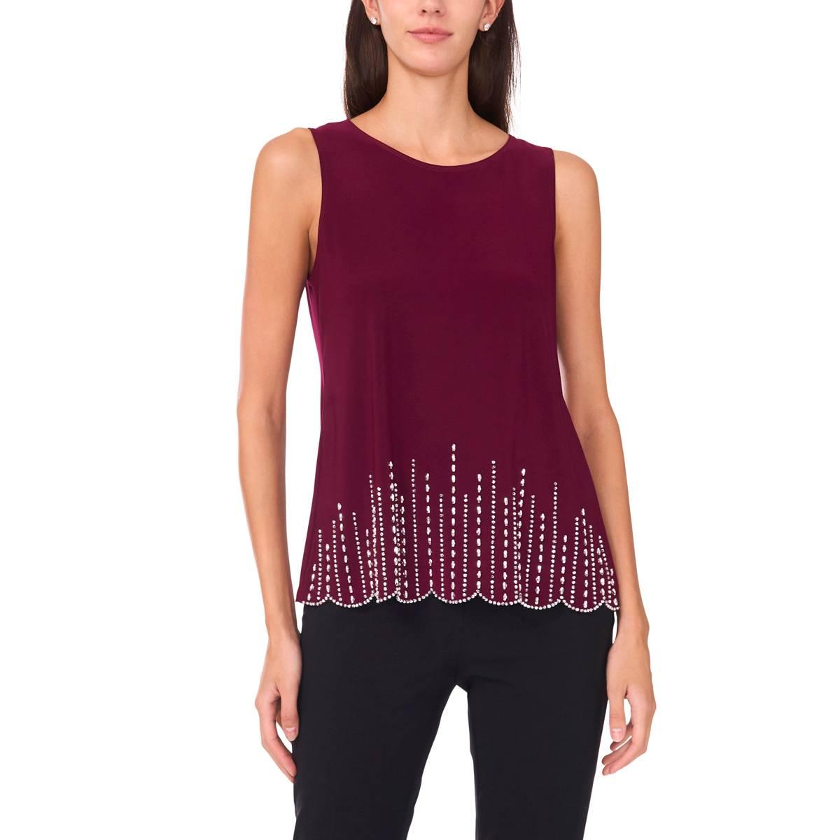 Click here for Petite MSK Faraj Beaded Trim Tank Top prices