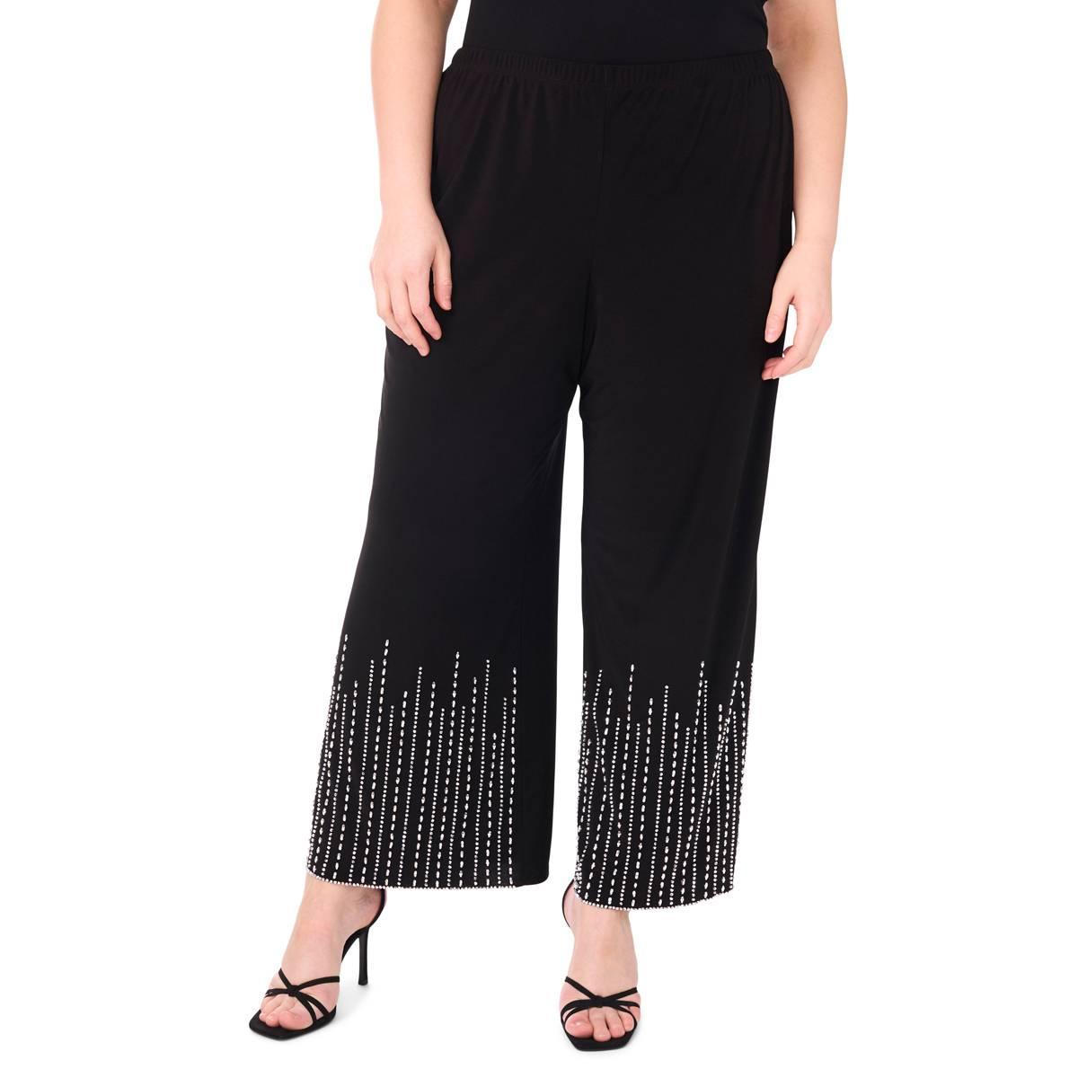 Click here for Plus Size MSK Straight Leg Bead Trim Pants prices