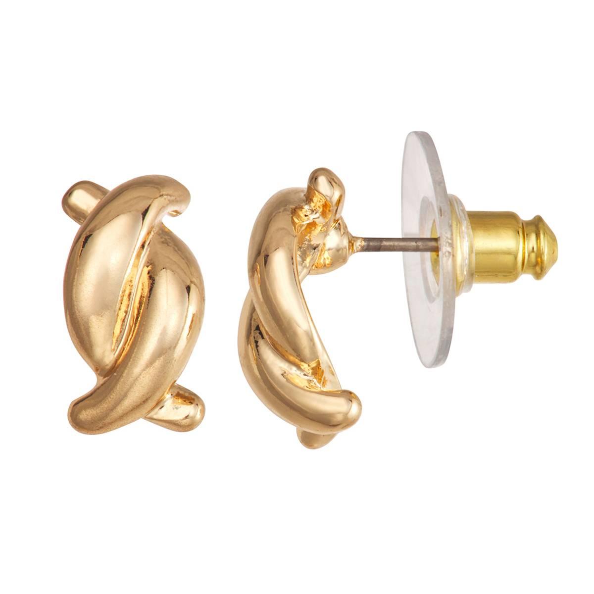 Click here for Napier Gold-Tone Story Twisted Stud Earrings prices