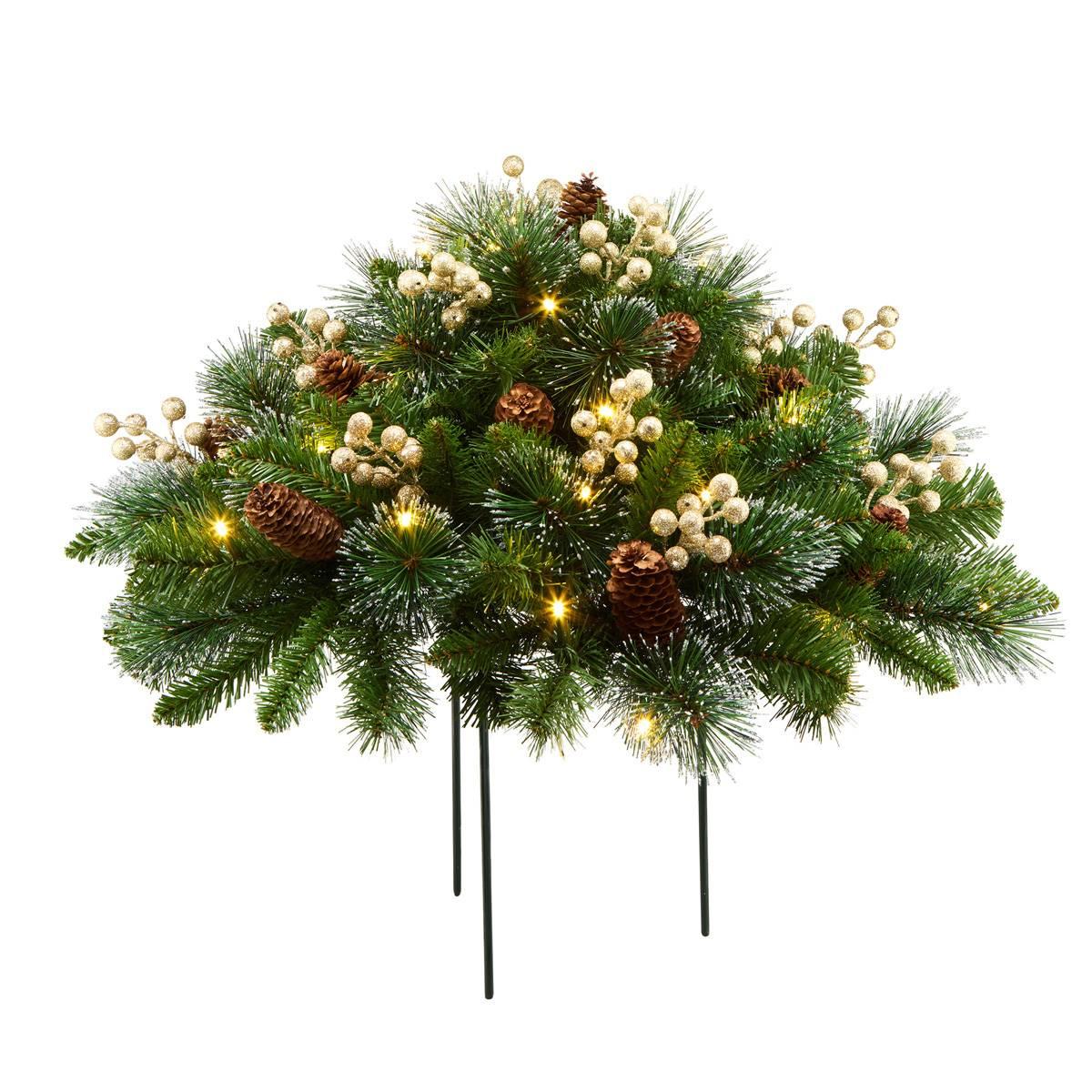 Click here for National Tree Crestwood(R) Gold Spruce 18in. LED U... prices