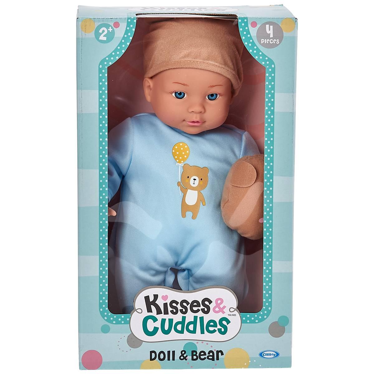 Click here for Kisses & Cuddles 12in. Doll & Bear prices