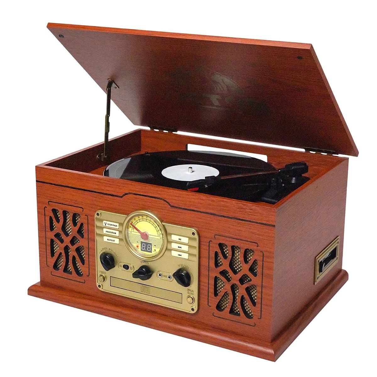 Click here for Victor(R) 7-in-1 Bluetooth(R) Wooden Turntable prices