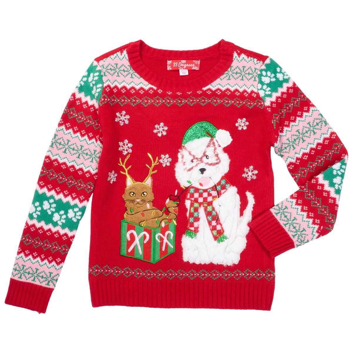 Click here for Girls (7-16) 33 Degrees Festive Christmas Dog & Ca... prices