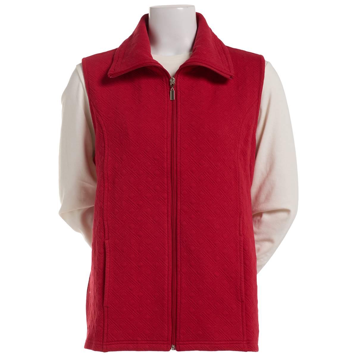 Click here for Petite Hasting & Smith Quilted Textured Full Zip F... prices