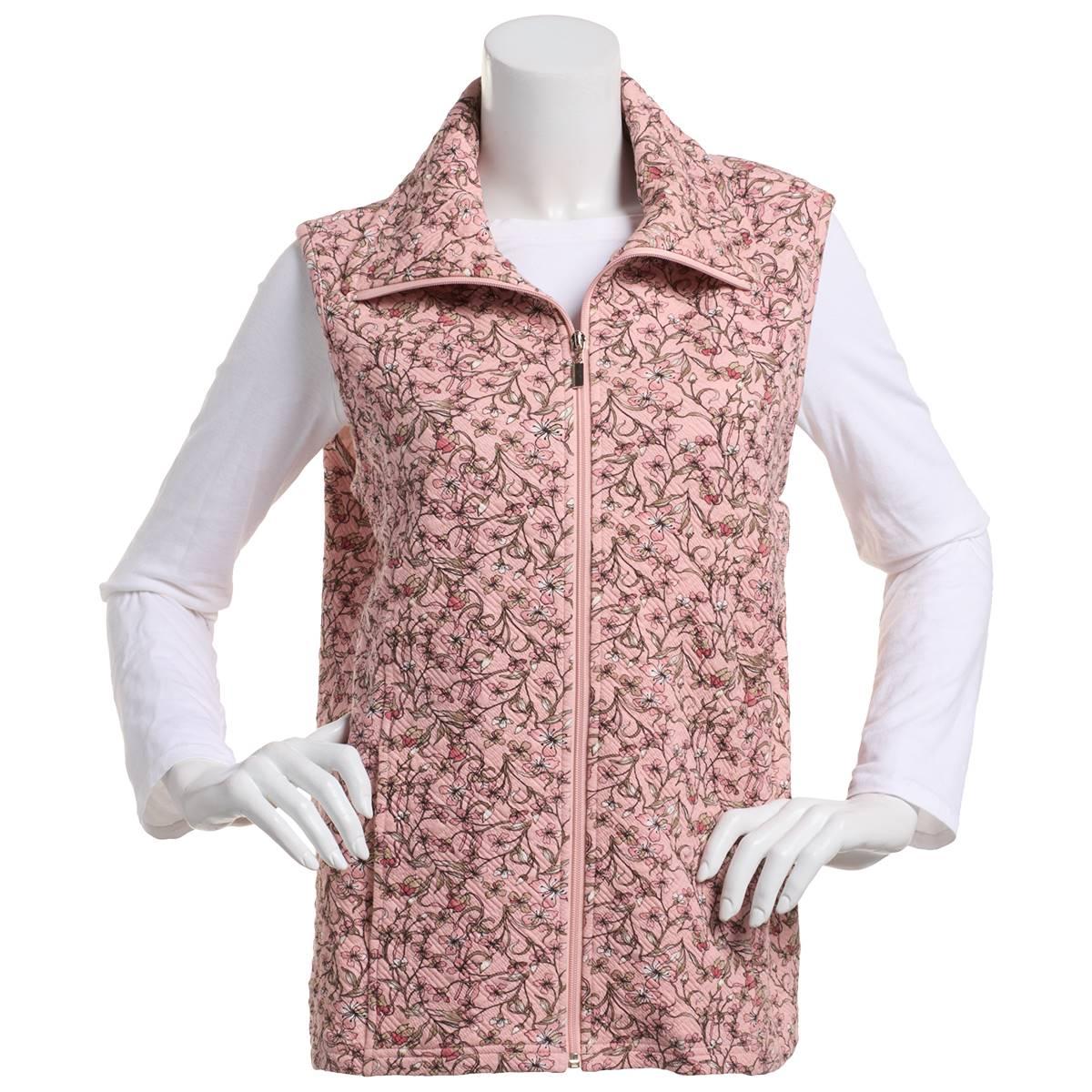 Click here for Womens Hasting & Smith Textured Floral Vine Vest prices