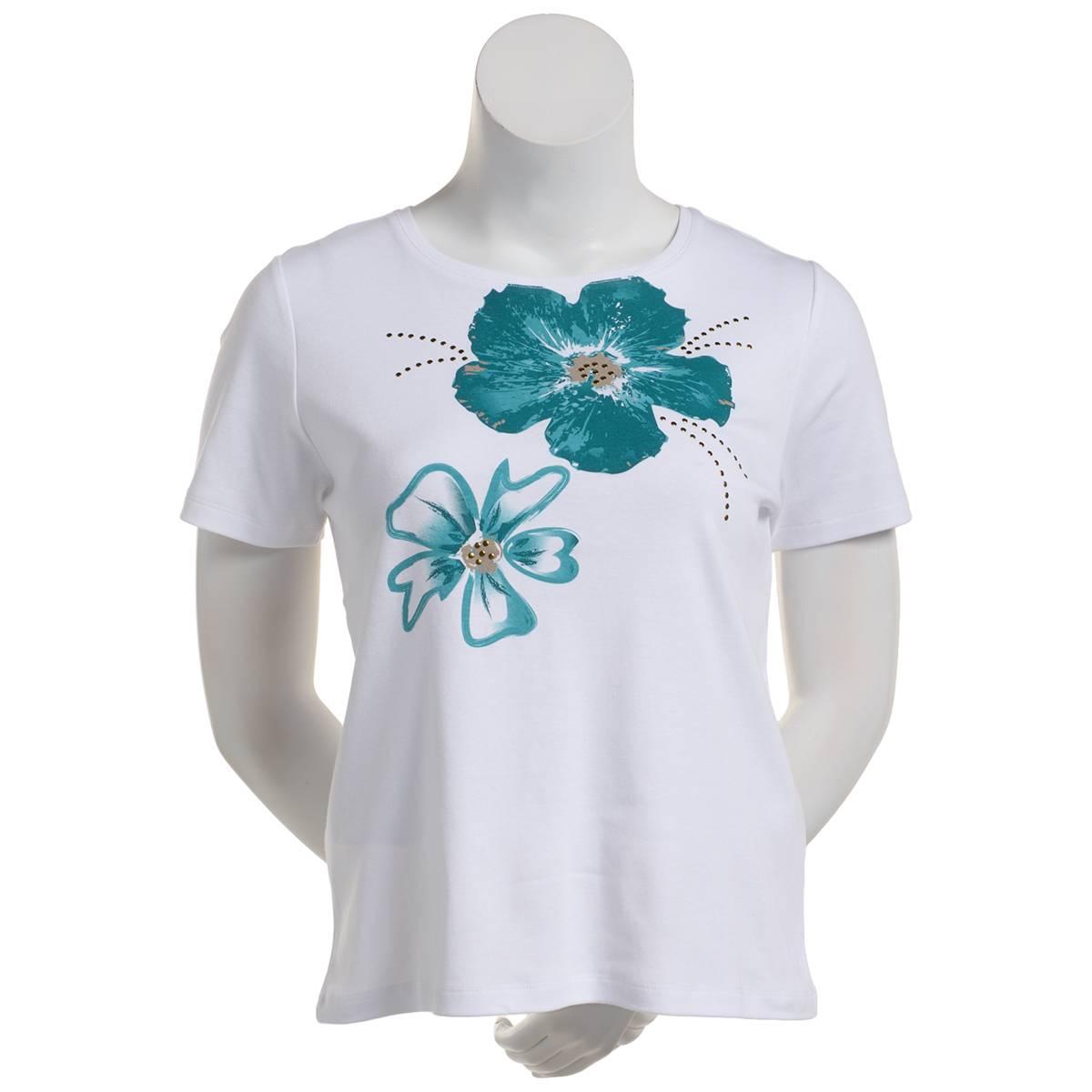 Click here for Petite Hasting & Smith Short Sleeve Hibiscus Flora... prices