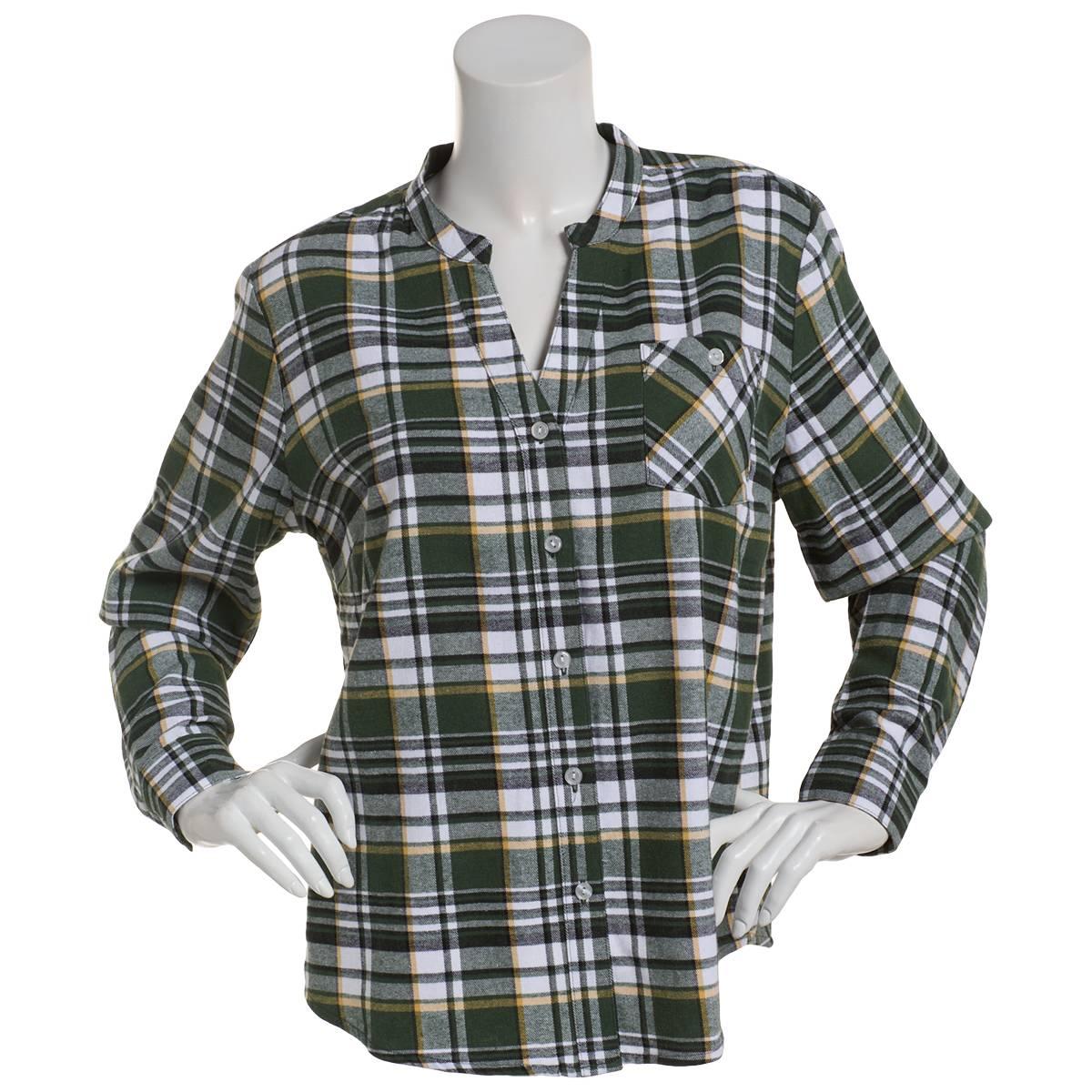 Click here for Petite Hasting & Smith Long Sleeve Button Front Pl... prices
