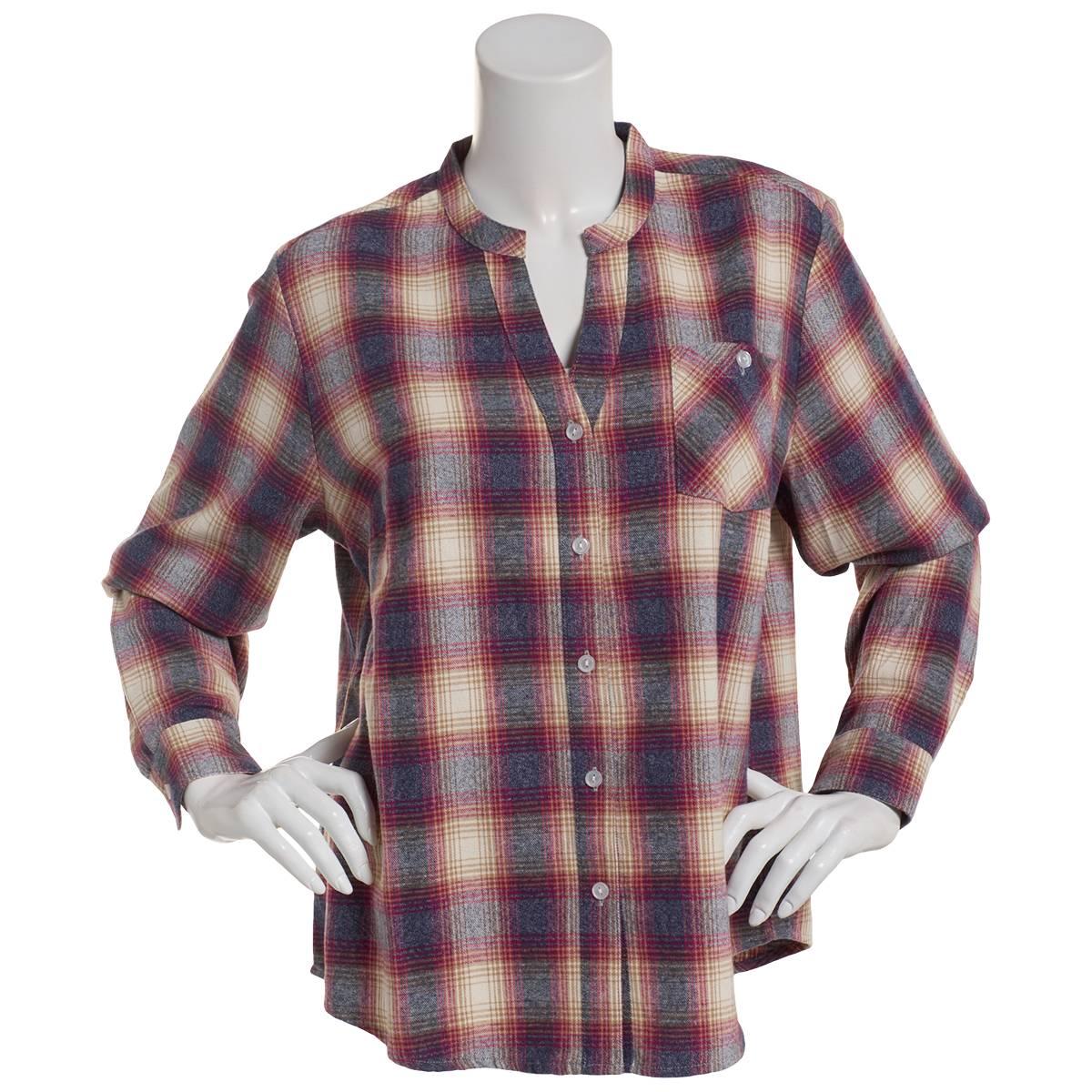 Click here for Petite Hasting & Smith Long Sleeve Button Front Pl... prices