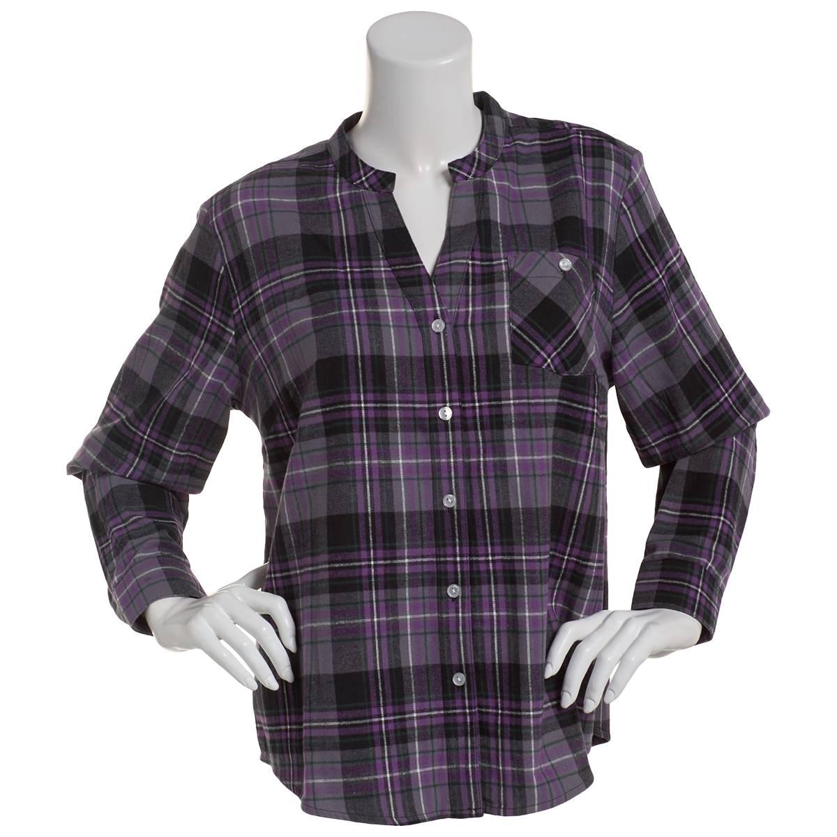 Click here for Petite Hasting & Smith Long Sleeve Button Front Pl... prices