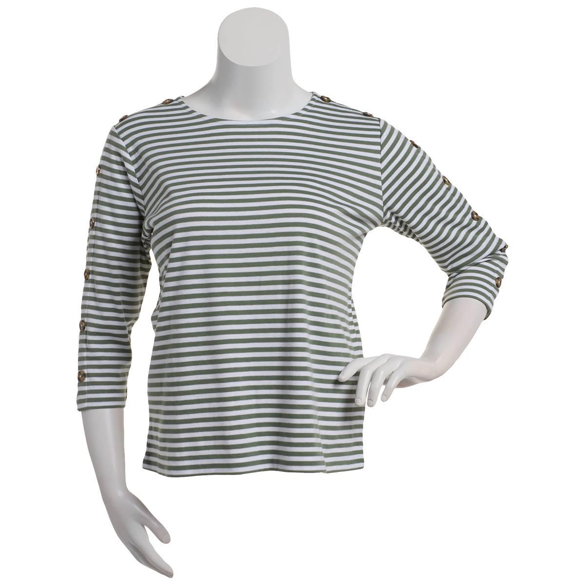 Click here for Petite Hasting & Smith 3/4 Sleeve Button Shoulder... prices