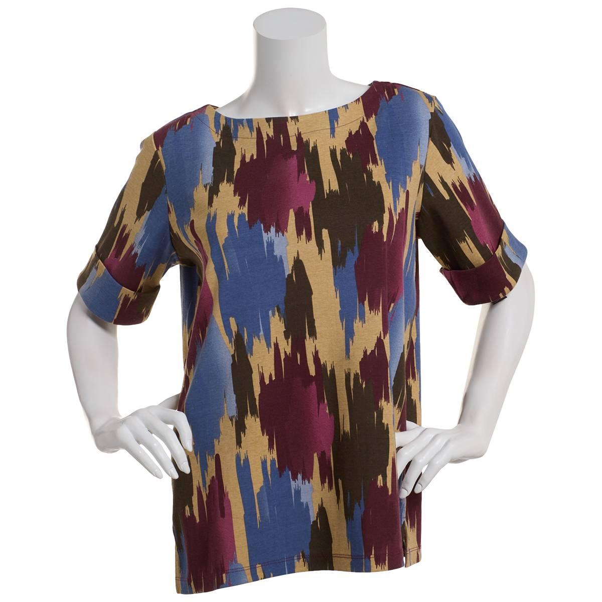Click here for Petite Hasting & Smith Elbow Sleeve Abstract Boat... prices