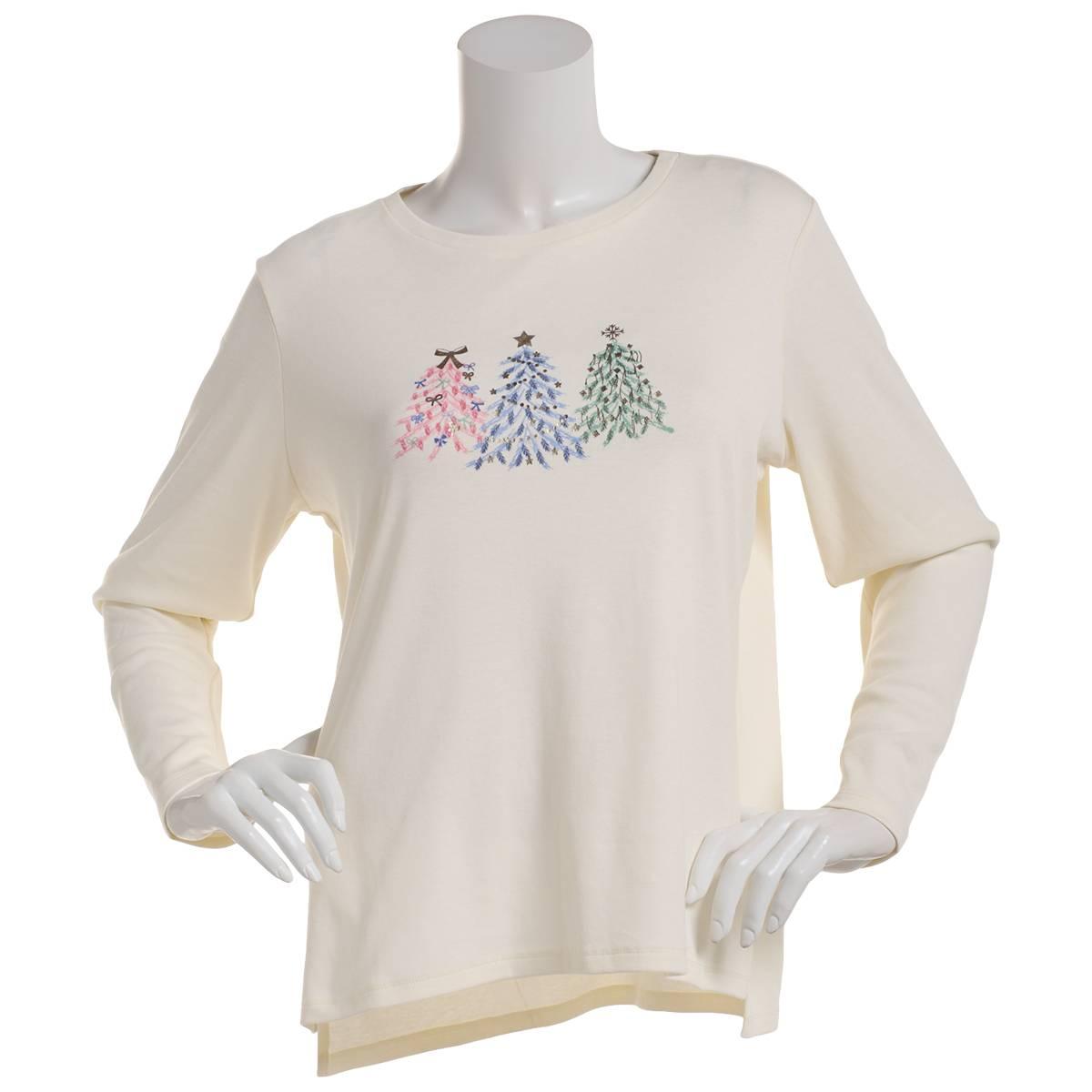 Click here for Plus Size Hasting & Smith Long Sleeve Sparkly Chri... prices