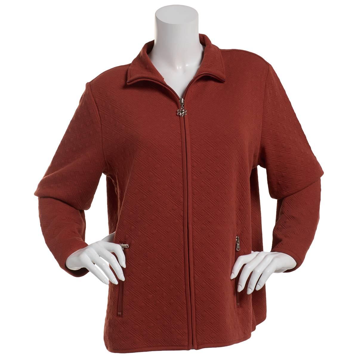 Click here for Petite Hasting & Smith Solid Quilted Zip Jacket prices