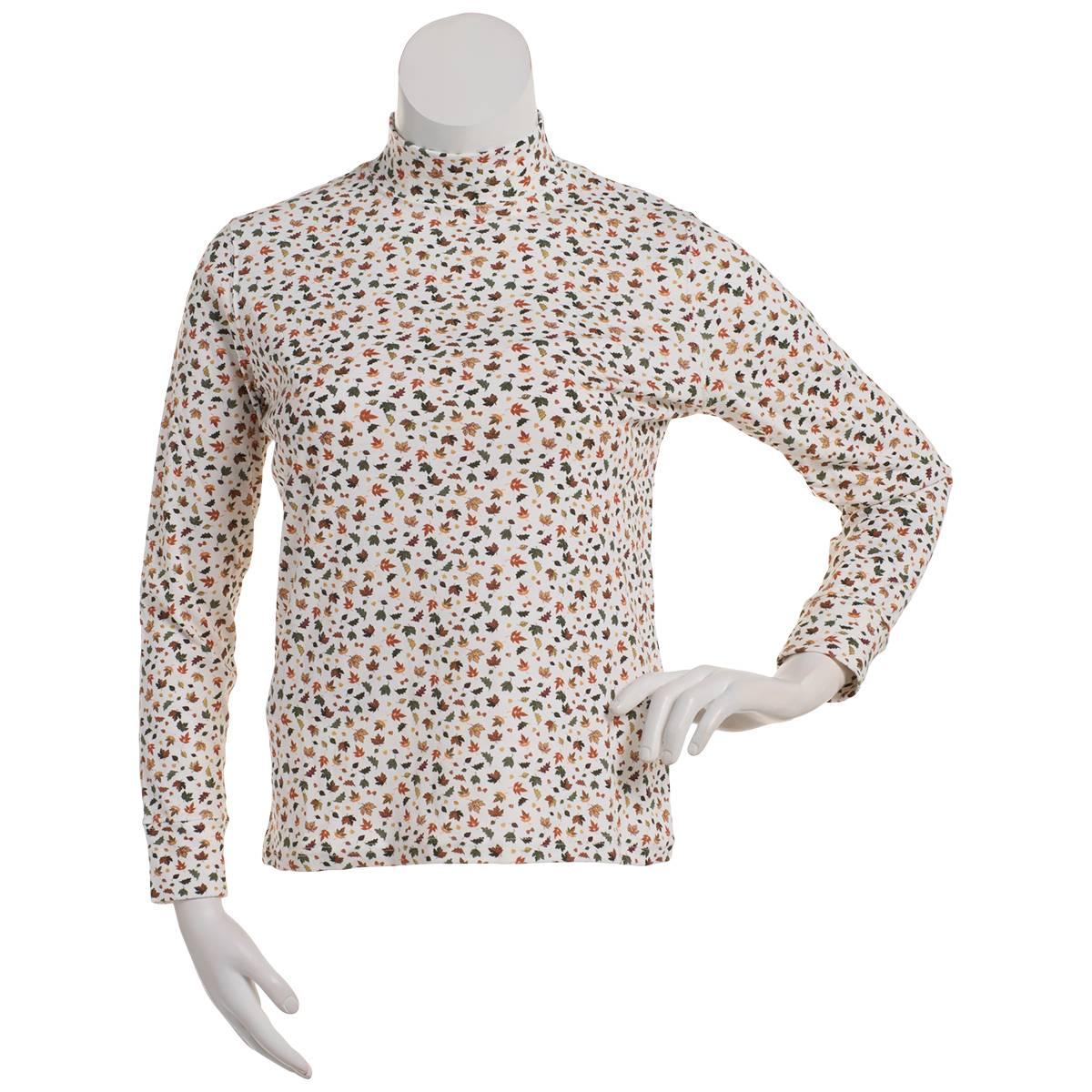 Click here for Petite Hasting & Smith Autumn Leaf Mock Neck Tee prices