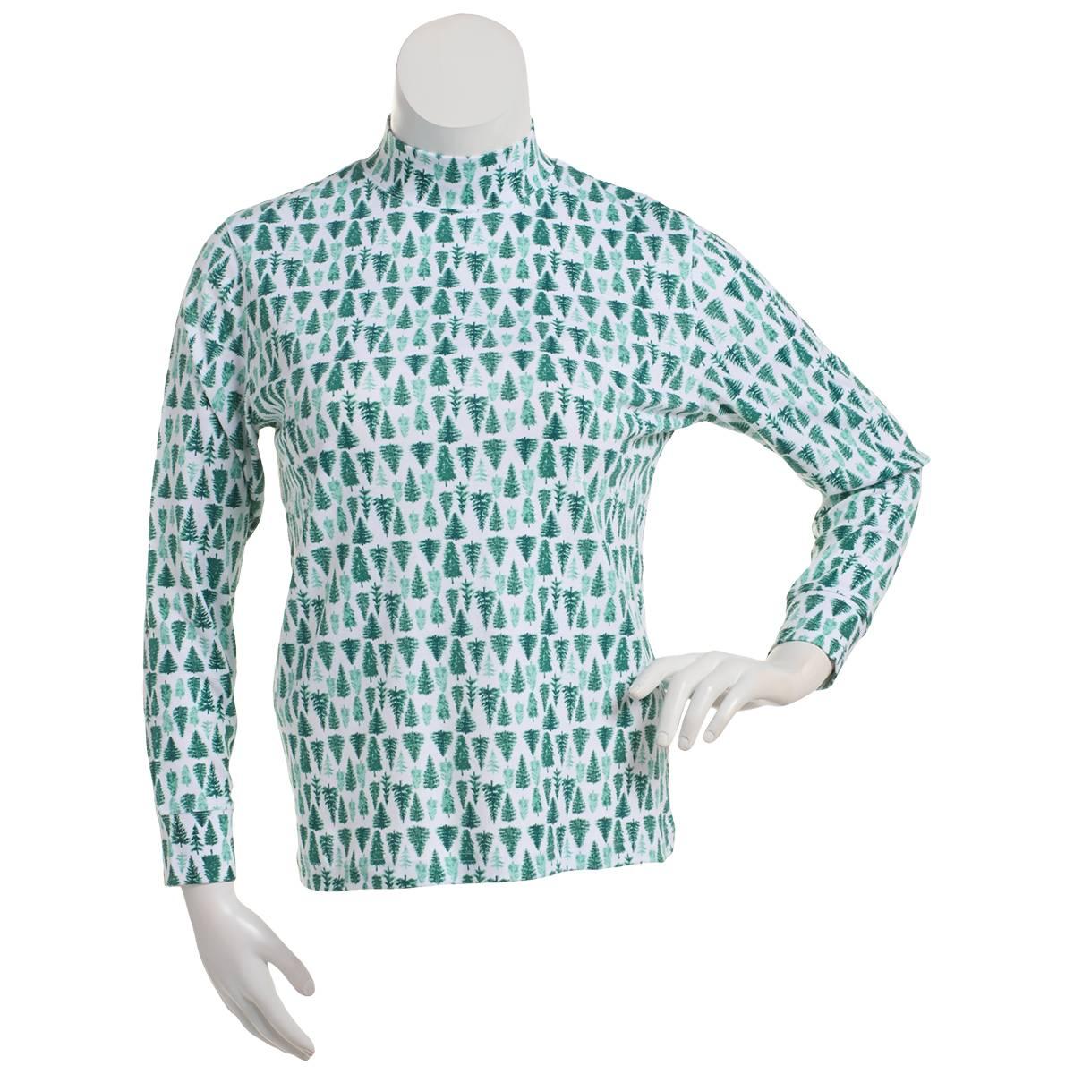 Click here for Womens Hasting & Smith Watercolor Evergreen Mock N... prices