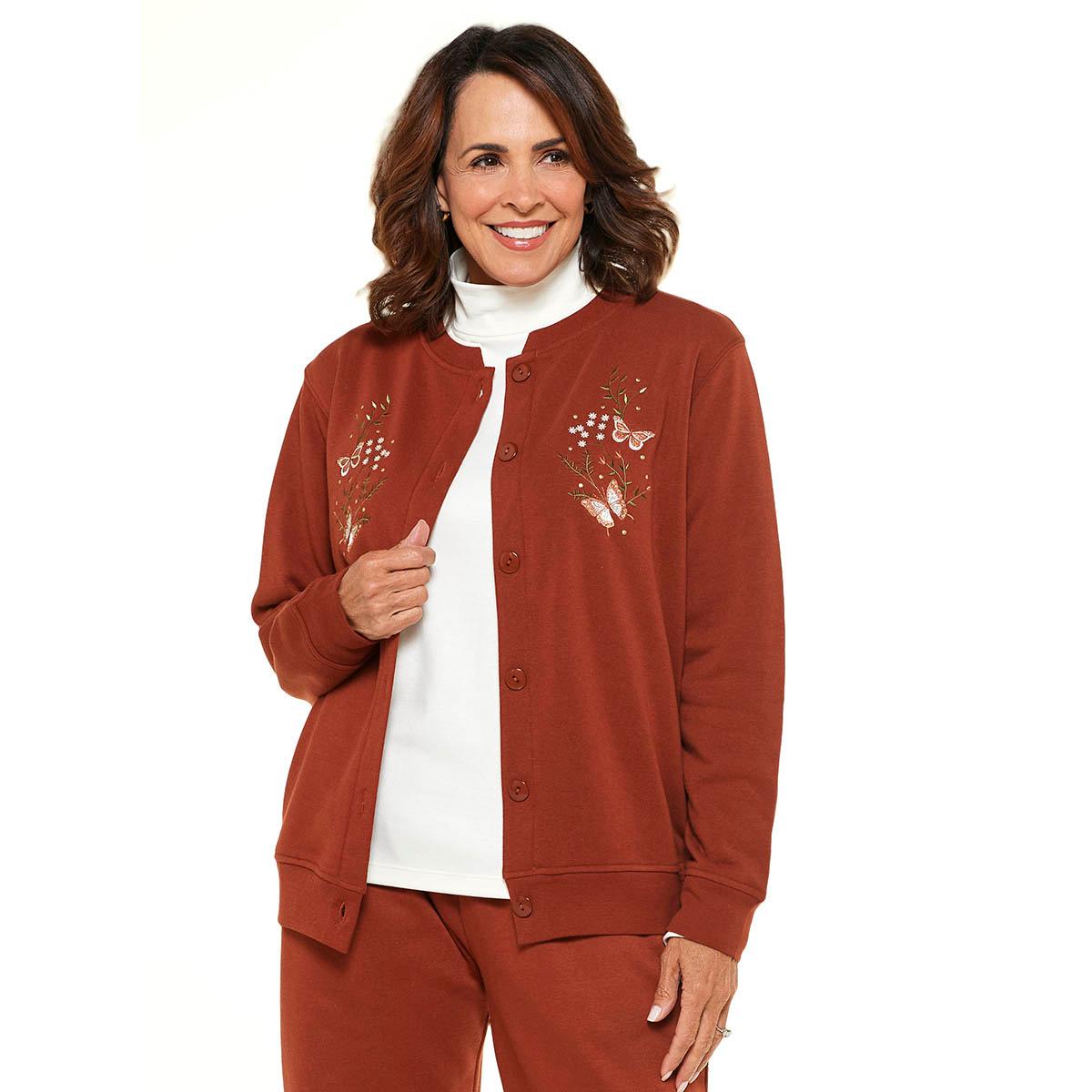 Click here for Womens Hasting & Smith Studded Butterfly Cardigan prices